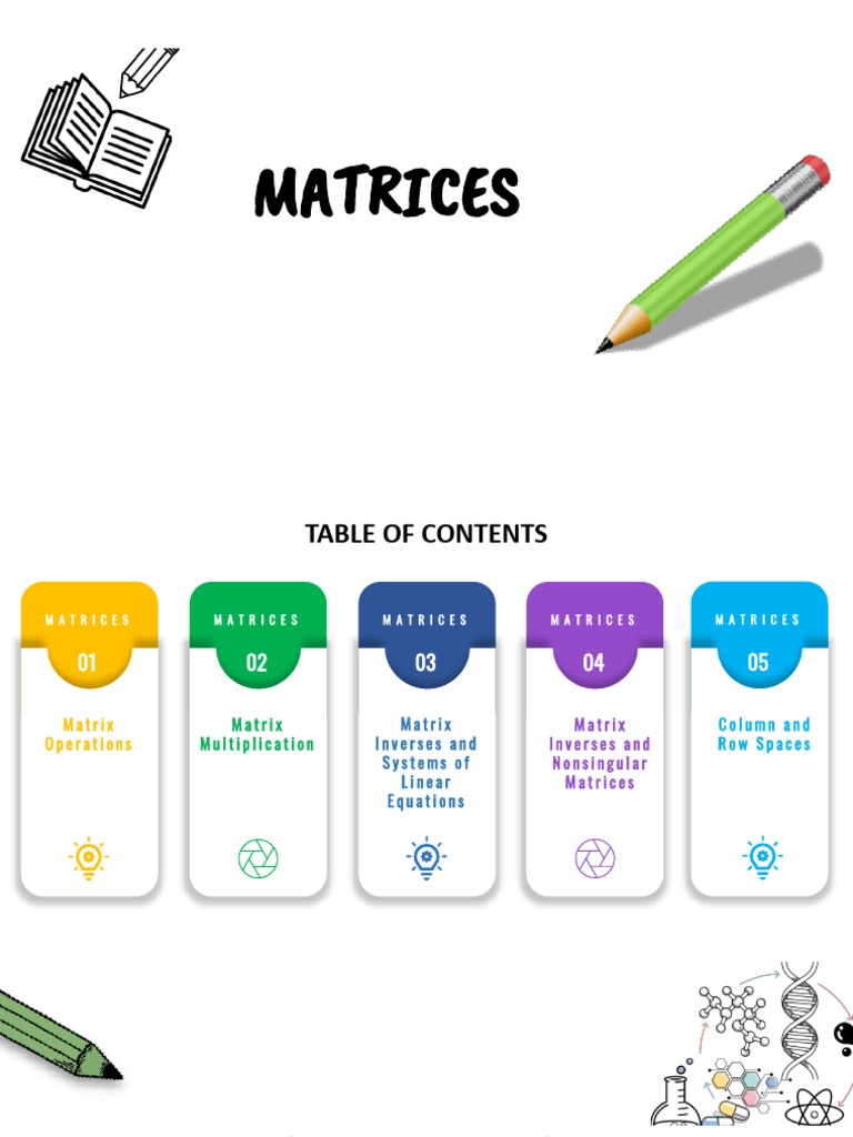 Matrices | PDF | Matrix (Mathematics) | Mathematical Objects