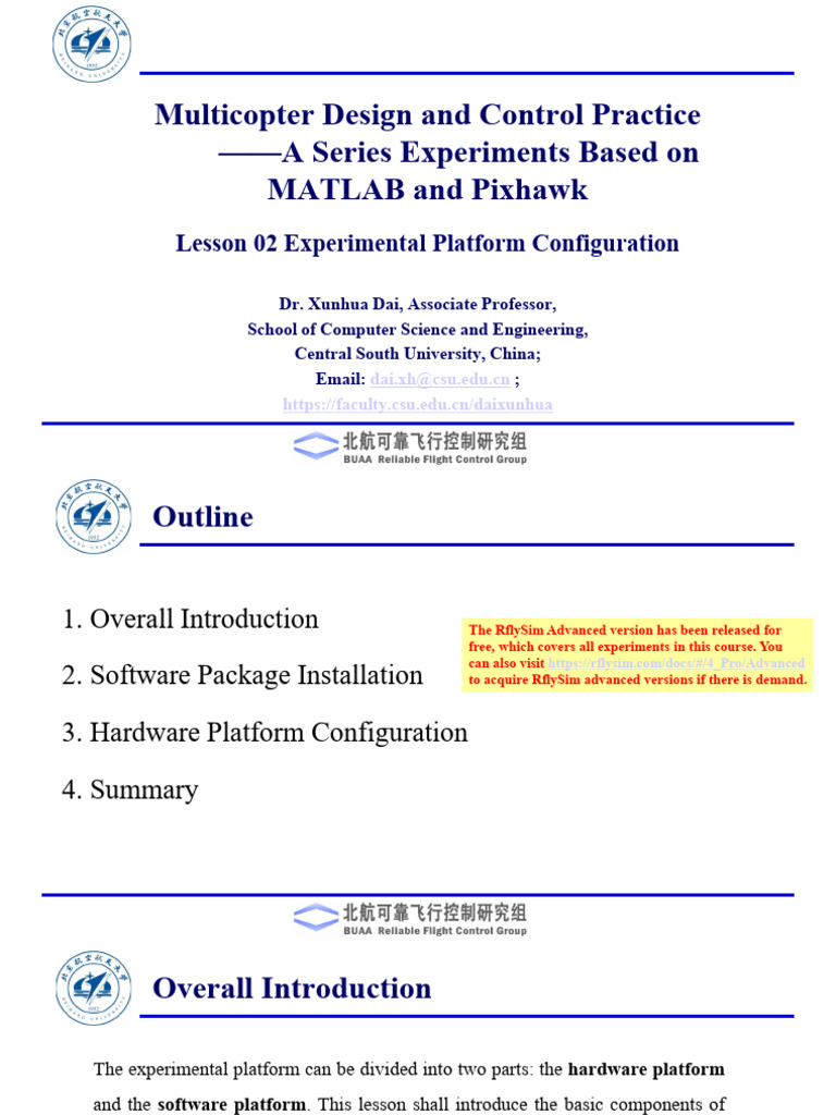 Lesson 02 Experimental Platform Configuration | PDF | Installation (Computer Programs) | Matlab