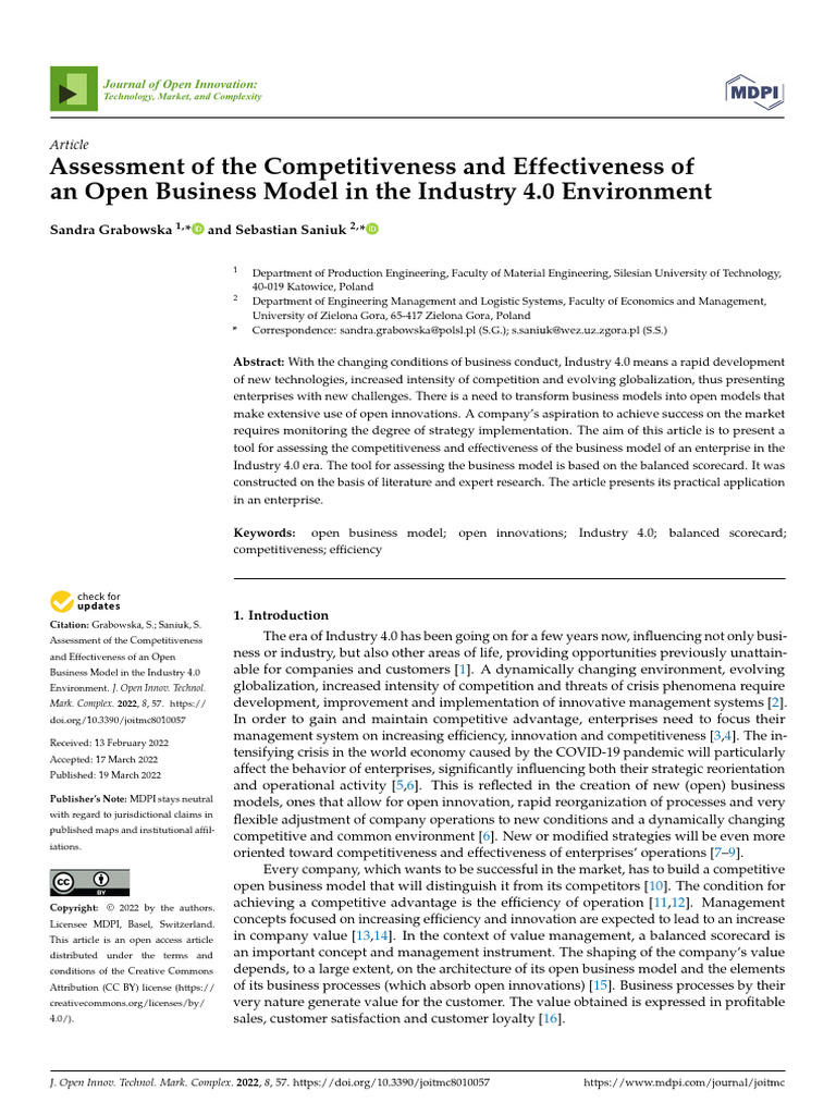 Assessment of The Competitiveness and Effectiveness Of-Main | PDF ...