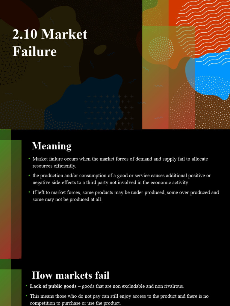 2.10 Market Failure | PDF | Externality | Cost