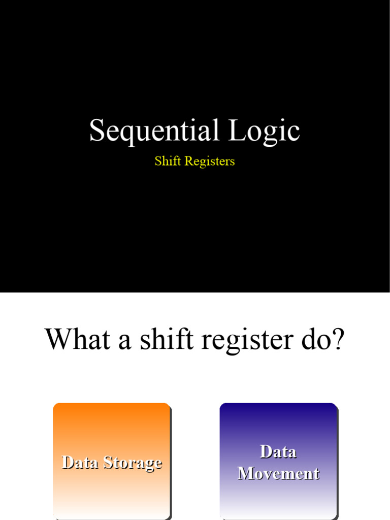 CSE 1203 Shift Registers | PDF | Digital Electronics | Electrical Engineering