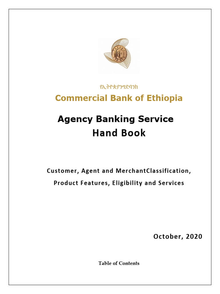 CBE Birr Mobile Banking Handbook | PDF | Identity Document | Banks