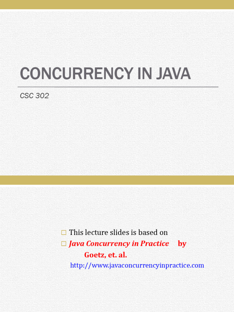 CSC302 slides | PDF | Thread (Computing) | Computing Platforms