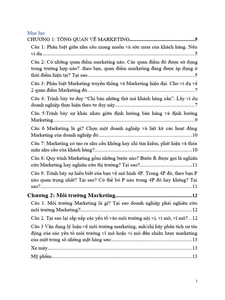 BT VÍ D Ngly Marketing | PDF