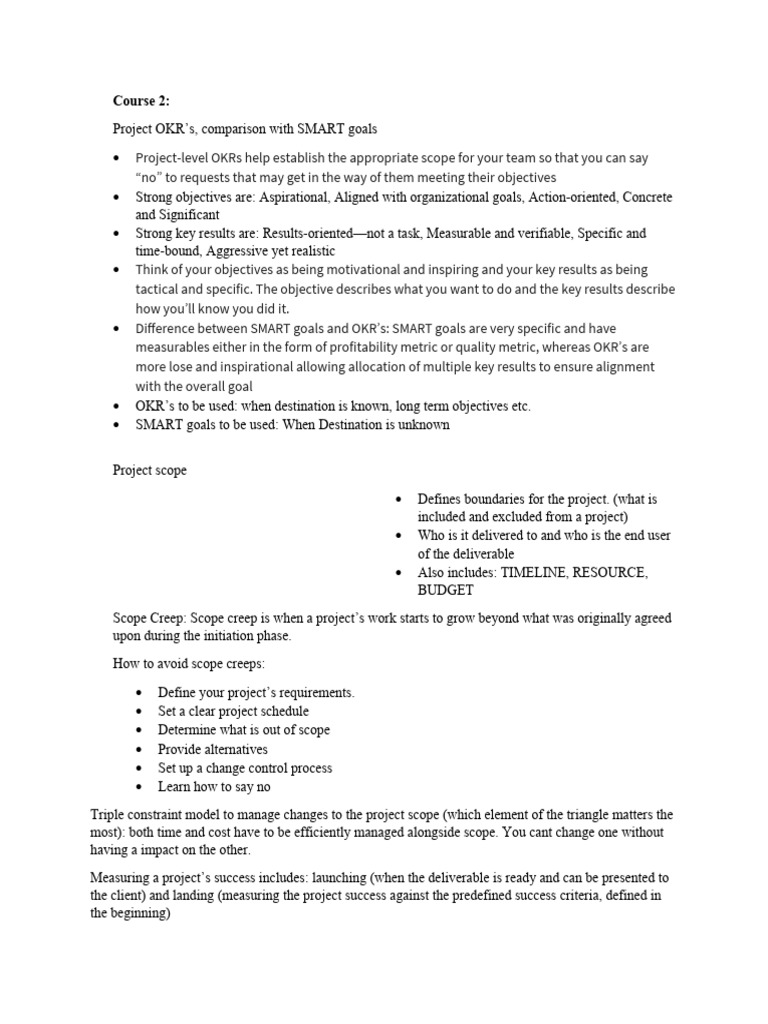 Course 2 | PDF | Scrum (Software Development) | Agile Software Development