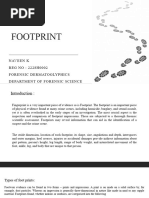 Footprint Casting for Forensic Analysis | PDF | Plaster | Crime Scene