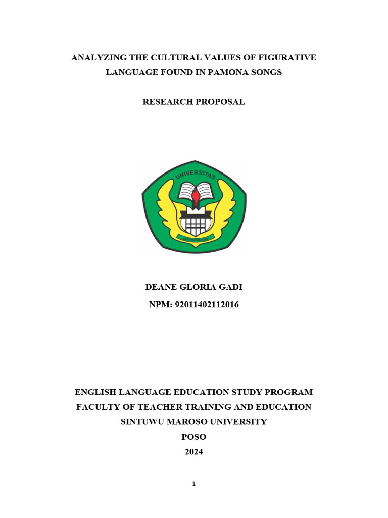 Draft Bab 1 (1) (Autosaved) Paling Baruu | PDF | Metaphor | English Language