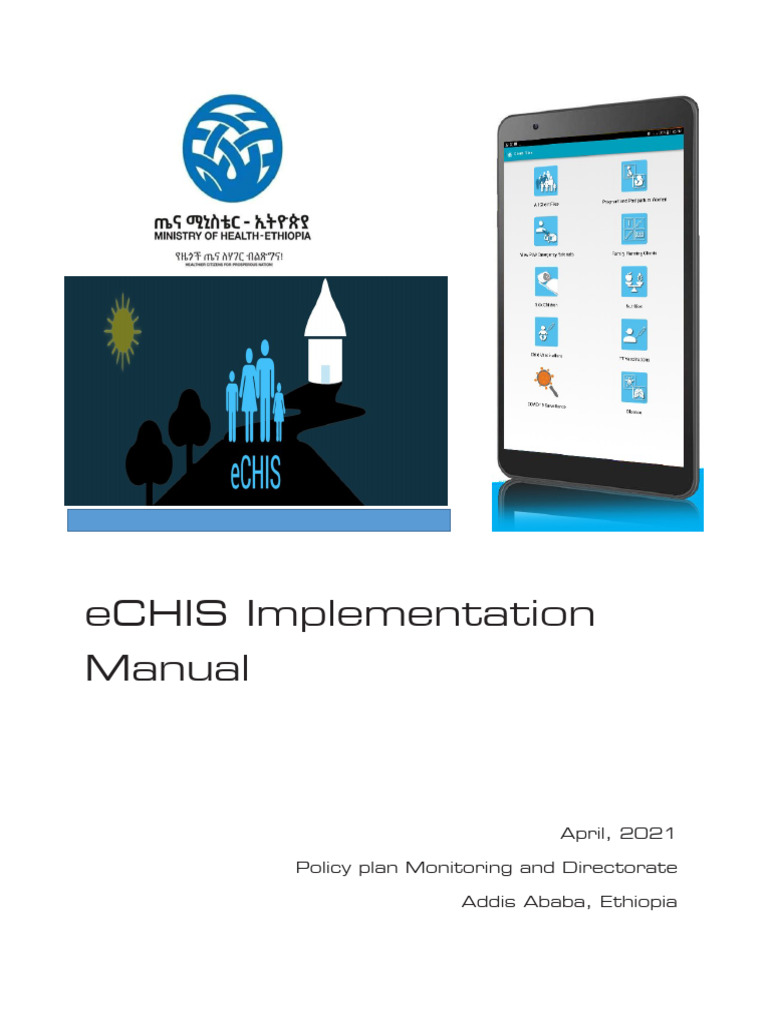 eCHIS Implementation Manual Draft 2 | PDF | Evaluation | Governance