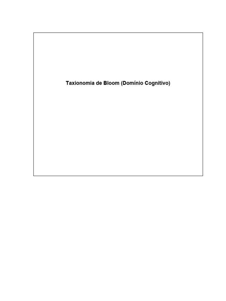 W Didactica, Dominio Cognitivo, 3ano 2021 | PDF | Aprendizado ...