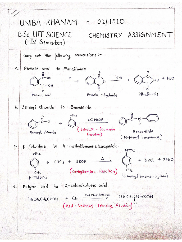 Organic Chemistry Practice Questions | PDF