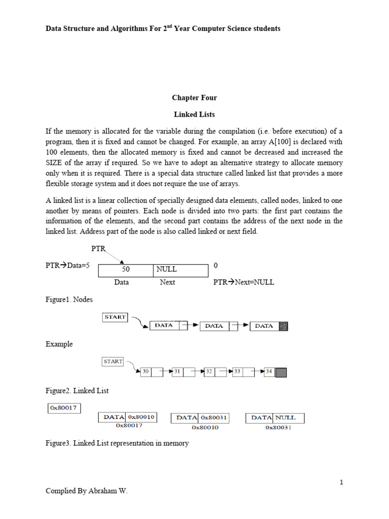 Chapter 4 ALGO | PDF | Pointer (Computer Programming) | Computer Data Chapter 4 ALGO | PDF | Pointer (Computer Programming) | Computer Data