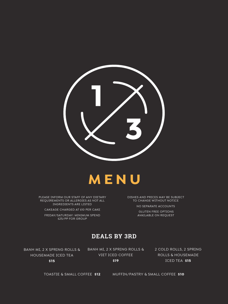 WEB 1 3 NNQ A4 Menu Black v2 20220712 | PDF | Vietnamese Cuisine | Drink