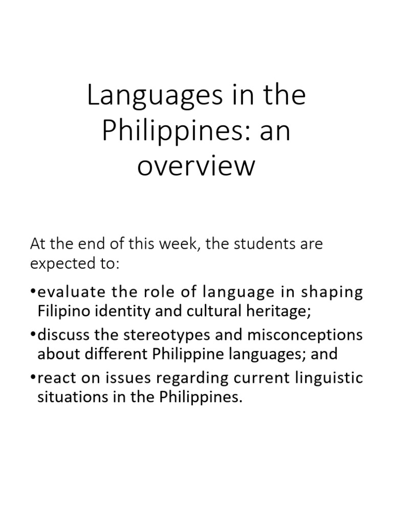 Languages-in-the-Philippines (1) | PDF | Philippines | Identity (Social Science)