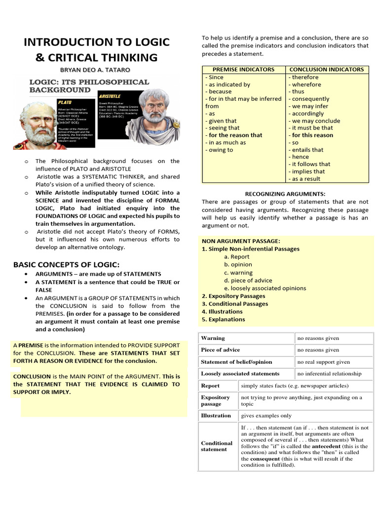 Introduction To Logic Midterms Reviewer 2024 | PDF | Argument | Logical Consequence