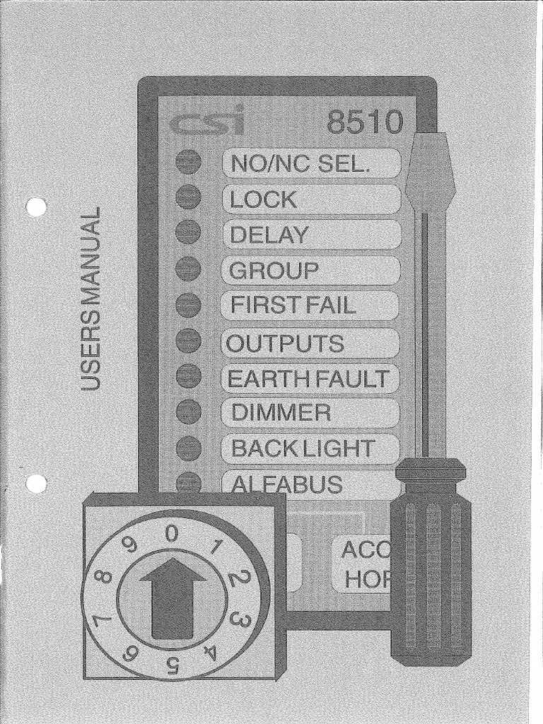 Users Manual 8510 | PDF