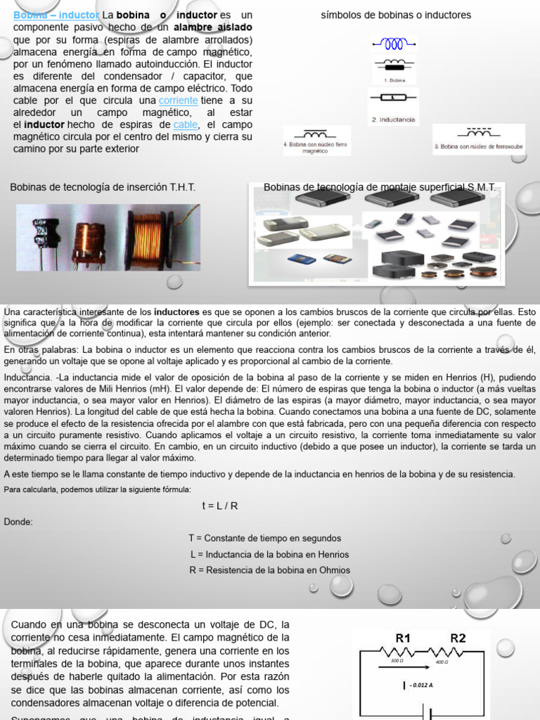 Tema 6 Bobinas | PDF | Inductor | Inductancia
