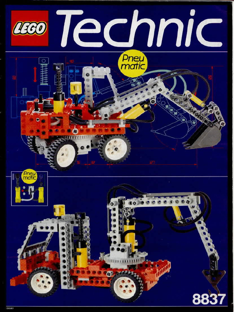 Lego Set 8837 Technic Pneumatic Excavator | PDF