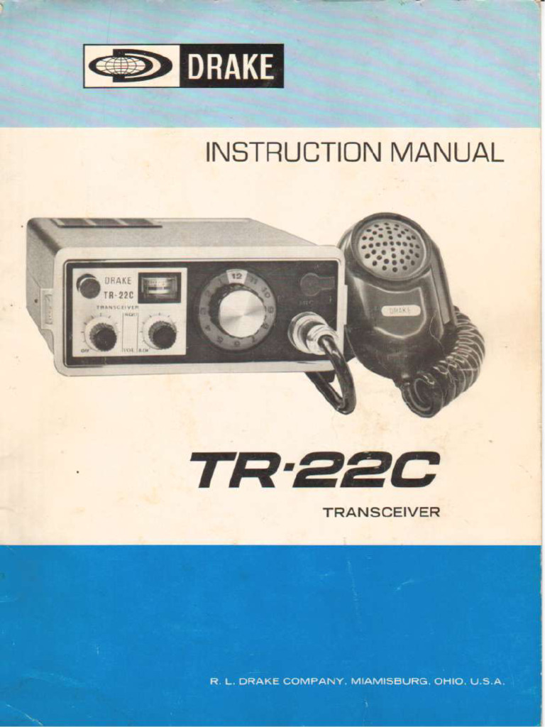 Drake TR-22C User | PDF