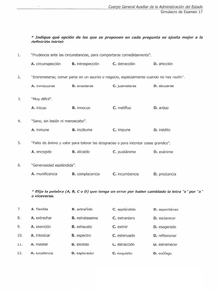 Simulacro ps17 | PDF