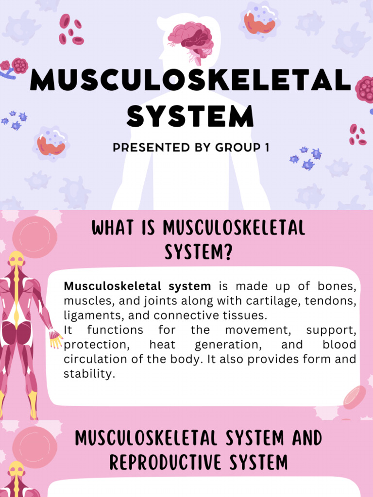 Purple Illustrative The Human Body Presentation 1 | PDF