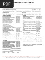 Fire Drill Checklist | PDF | Emergency Evacuation | Safety