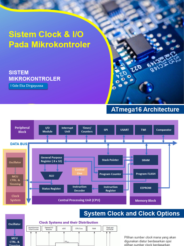 Sistem Clock & IO Pada Mikrokontroler | PDF