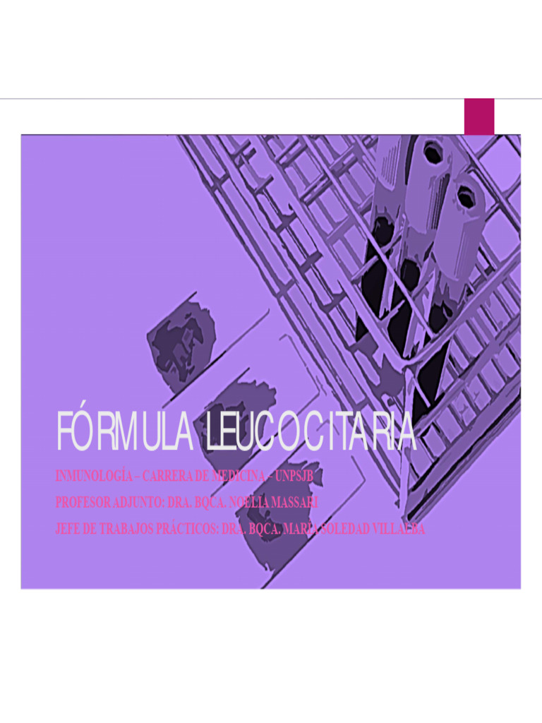 Fórmula Leucocitaria 2020 | PDF | Leucocito | Inflamación