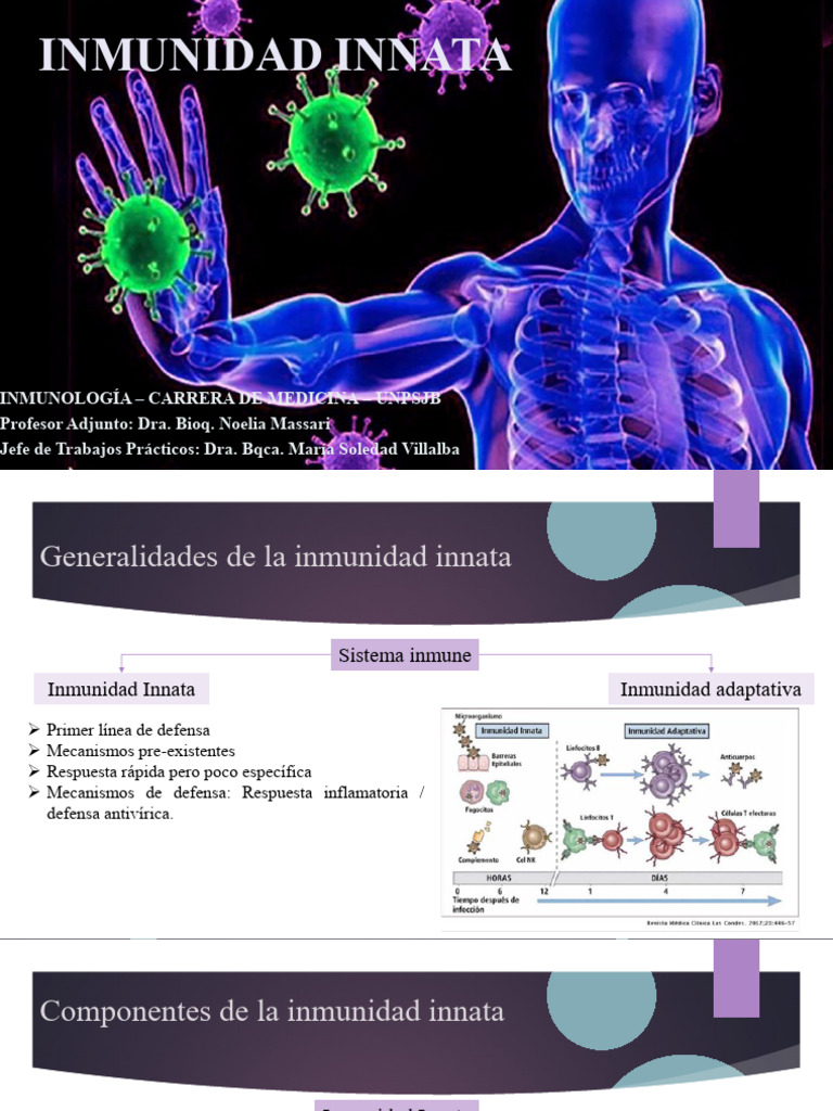 Seminario de Inmunidad Innata | PDF | Sistema inmune | Sistema inmune innato