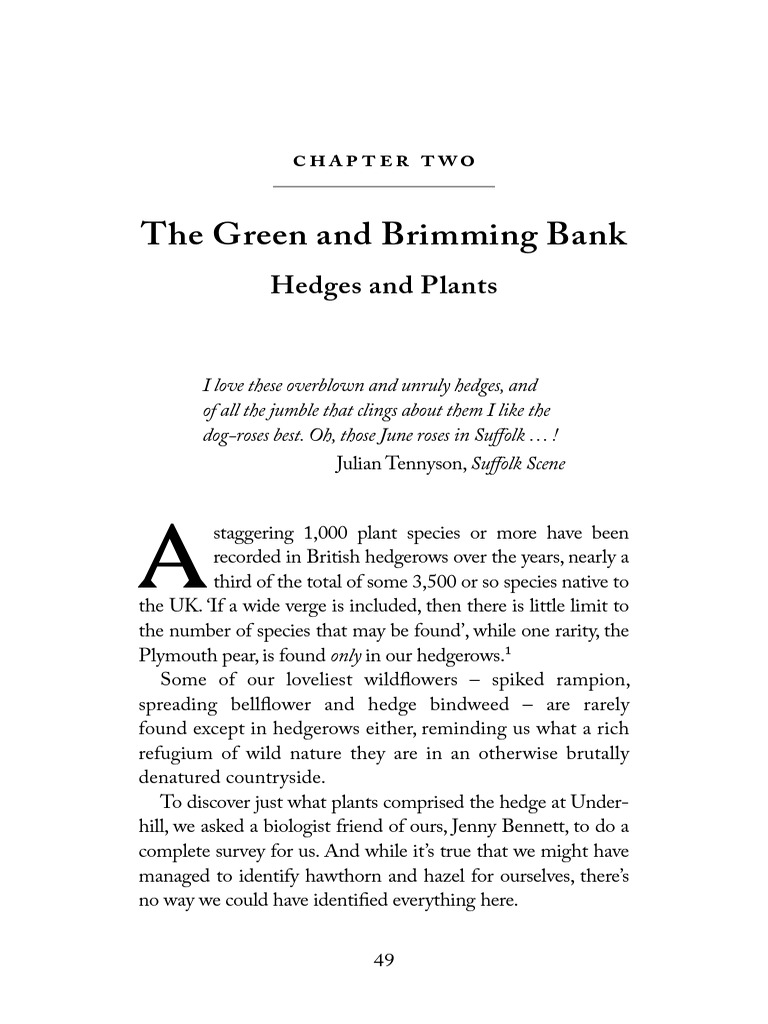 Hedgelands, The Green & Brimming Bank: Hedges & Plants | PDF | Hedge ... Hedgelands, The Green & Brimming Bank: Hedges & Plants | PDF | Hedge ...