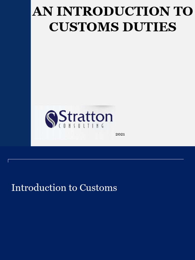 Income Indirect Taxes Customs Duties An Introduction ICPAK April 2021 ...