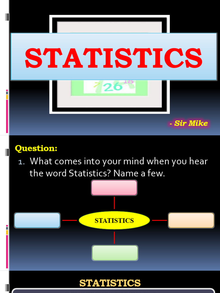 Statistics Lesson1 | PDF | Statistics | Sampling (Statistics)