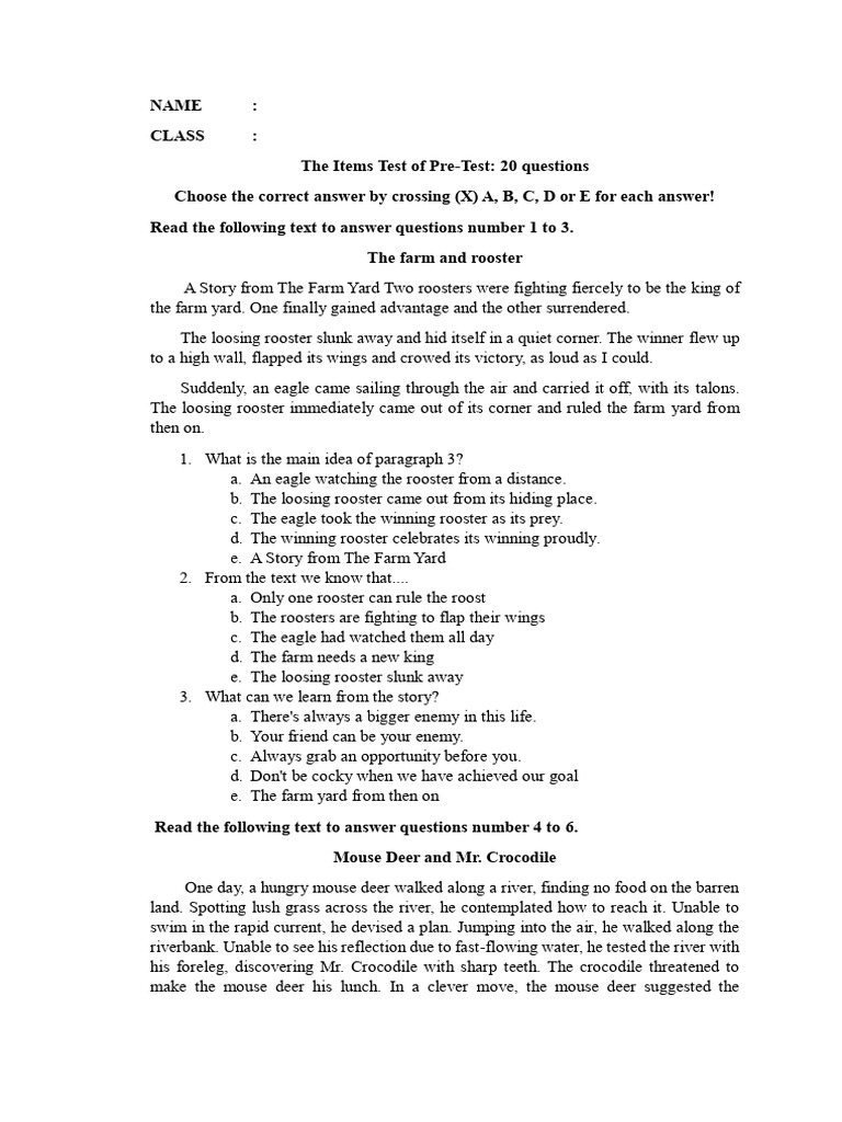 Children's Story Quiz | PDF | Cinderella | Little Red Riding Hood