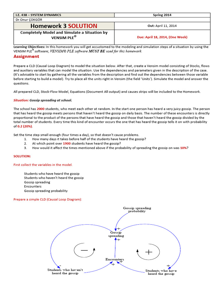 HW 3 SOLUTION 2014 | PDF | Applied Mathematics