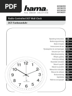 Radio-Controlled Wall Clock Manual | PDF | Clock | Waste