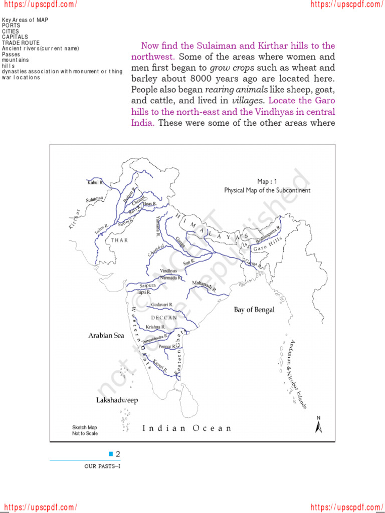 6-12th History NCERT Maps Compilation | PDF
