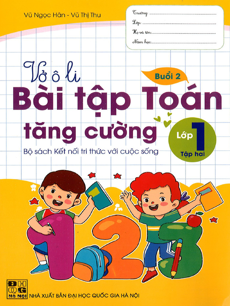 V Ô Li BT Toán Tăng Cuong Lop 1 - Tap 2-Kntt | PDF