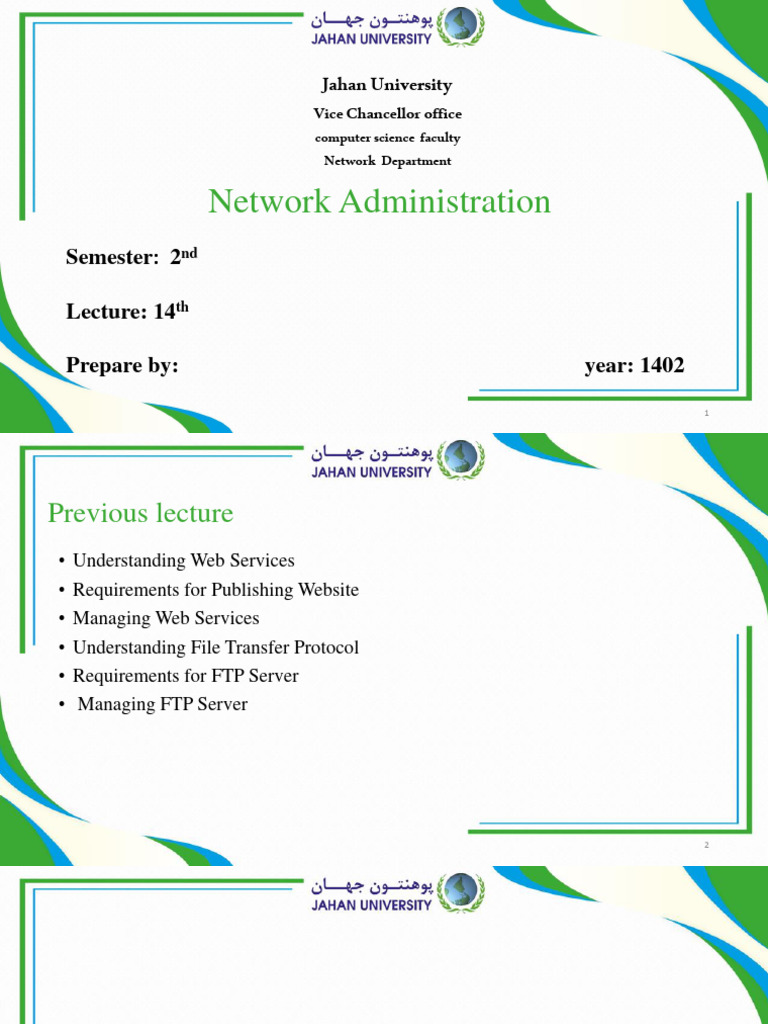Lecture 14 | PDF | Computer File | File Transfer Protocol