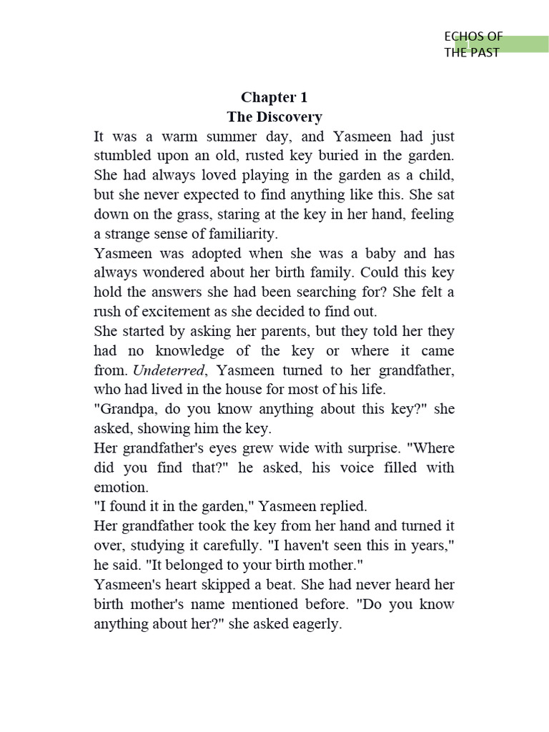 Echoes of The Past | PDF | Knowledge | Hero