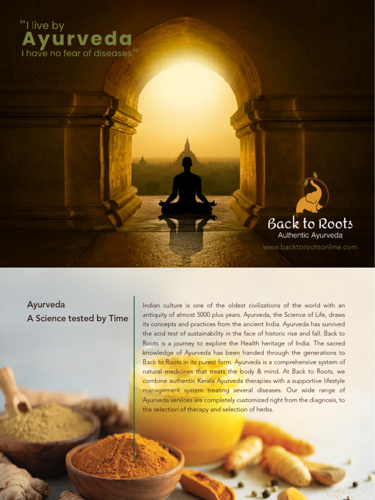 Back To Roots Brochure | PDF | Ayurveda | Massage
