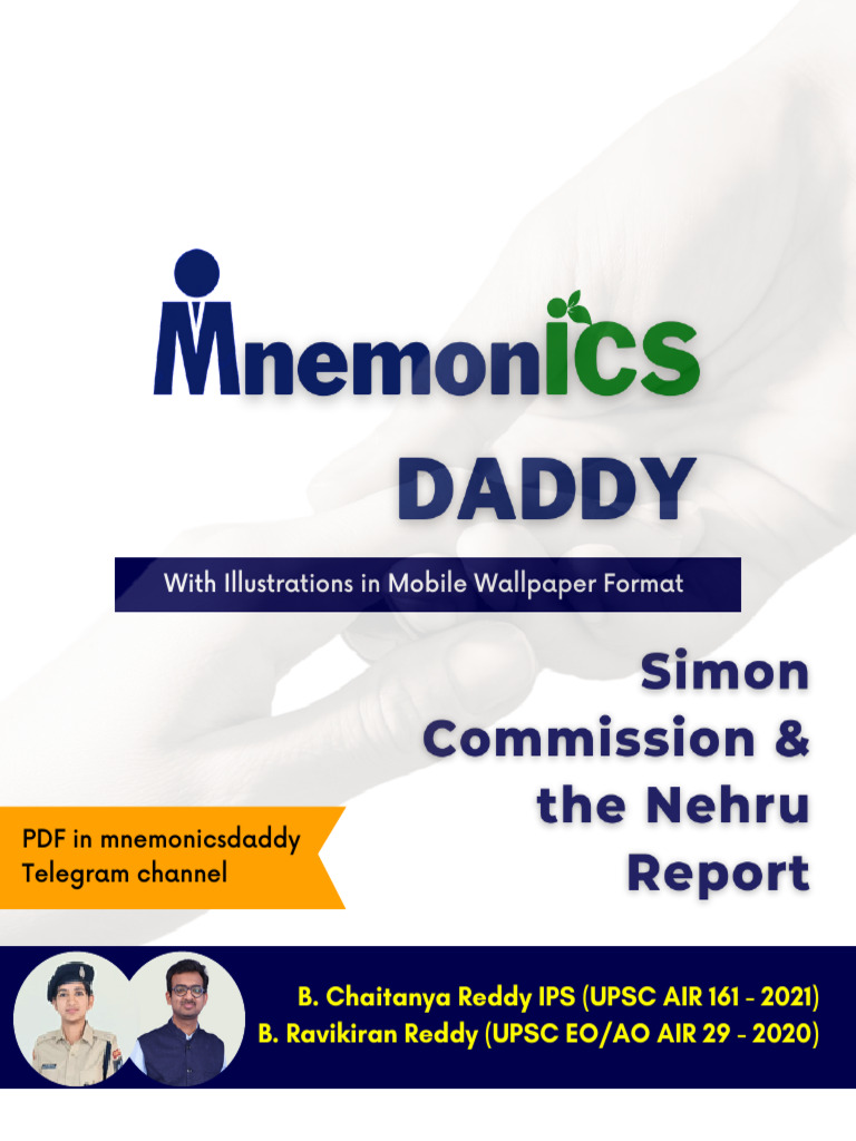 Modern History Simon Commission & Nehru Report | PDF | British India ...