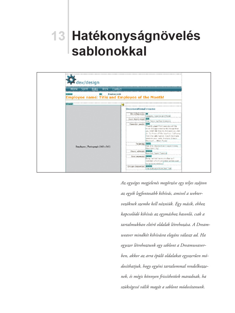 Adobe Dreamweaver CS3 Tanfolyam A könyvben-EGR-13-cutout | PDF