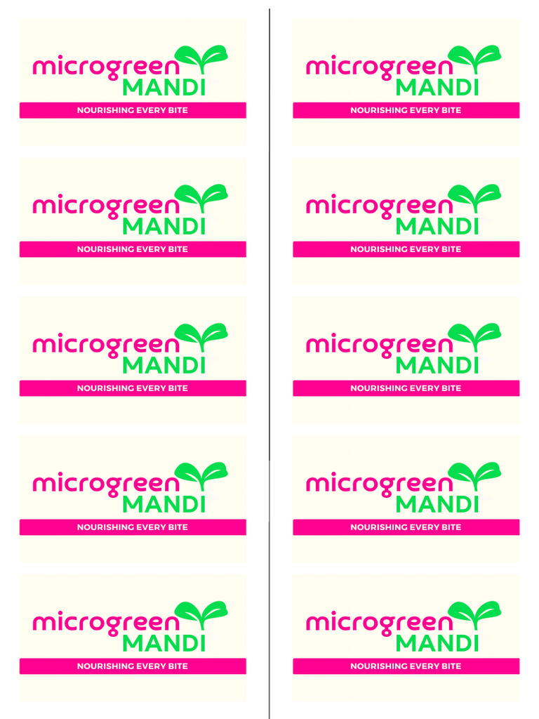 Microgreen 1 | PDF