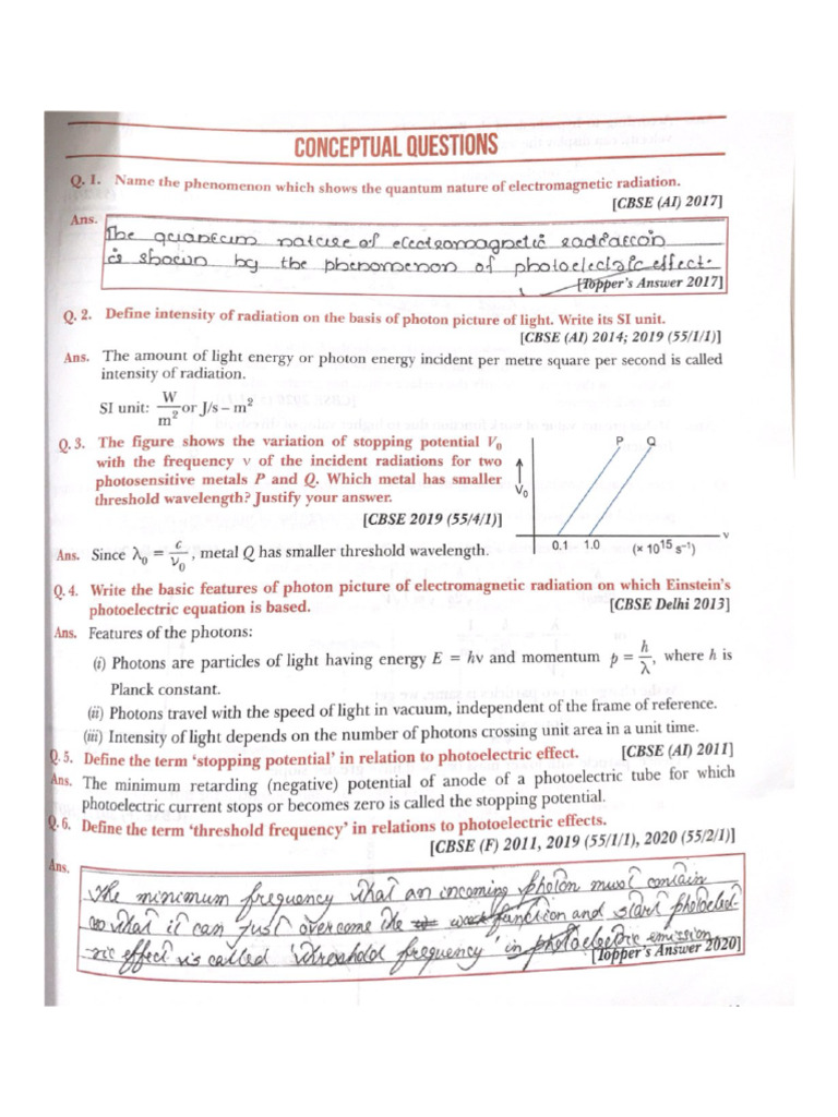 Conceptual Questions | PDF