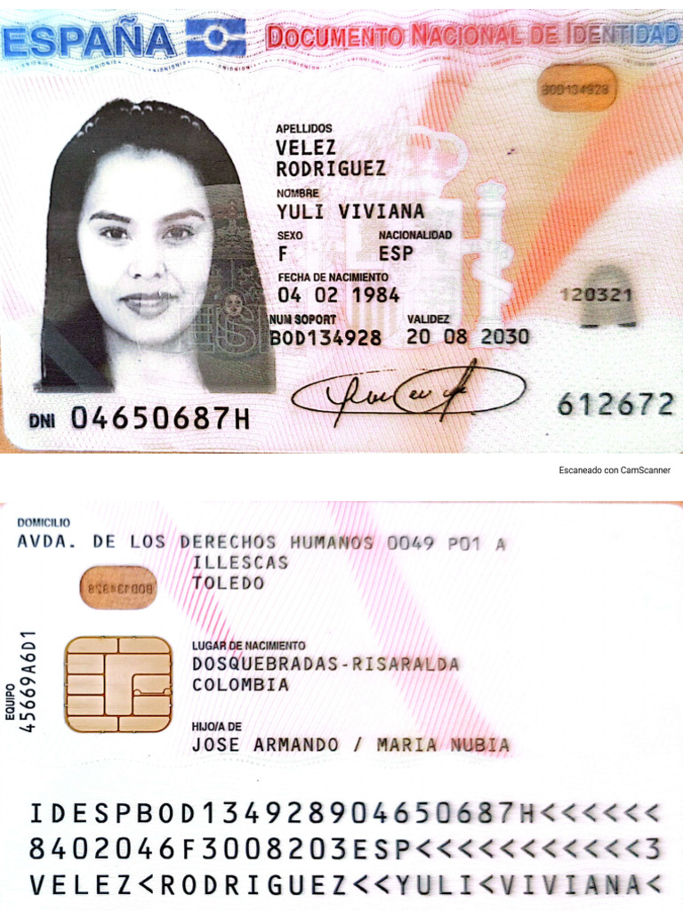 DNI Por Las Dos Caras | PDF