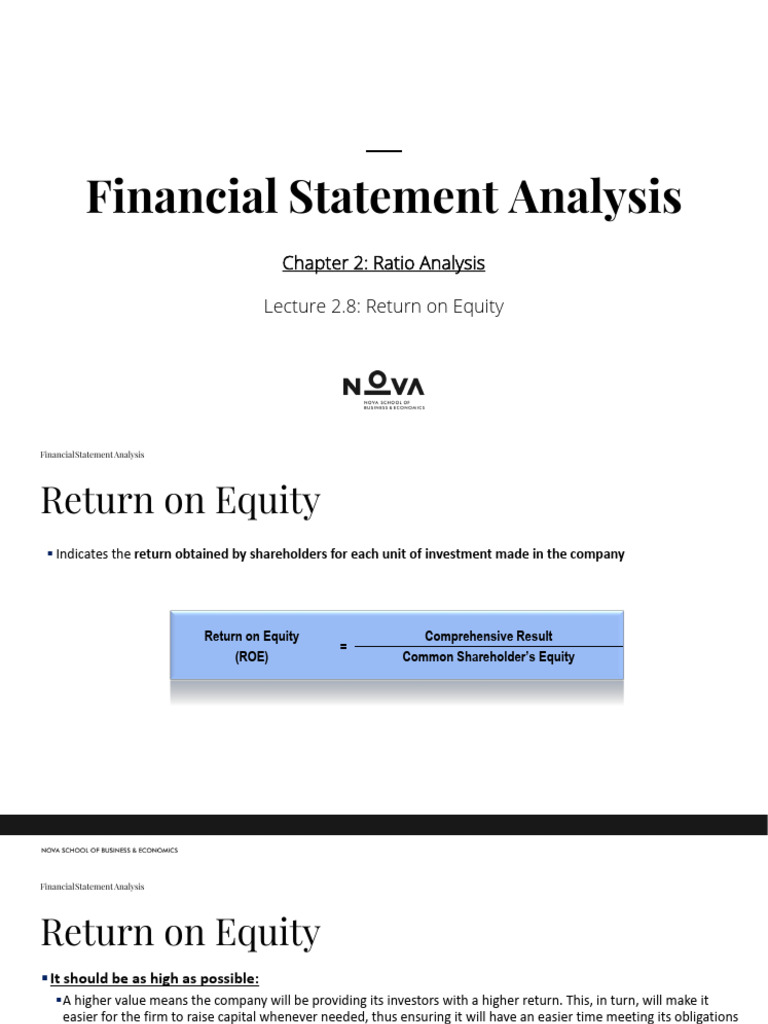 Lecture 2.8 - Slides | PDF | Equity (Finance) | Investing