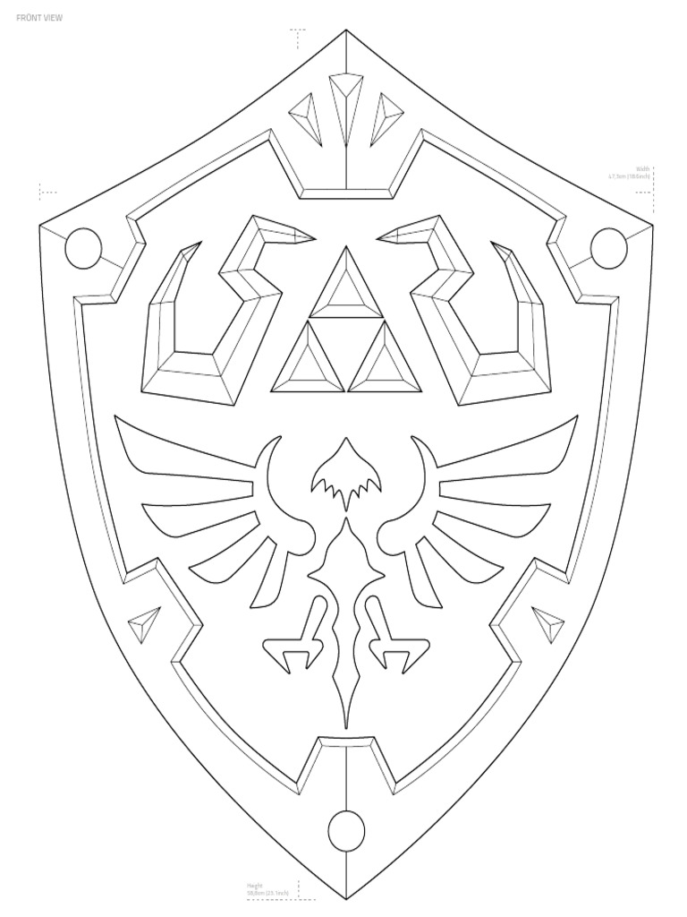 Hylian Shield Blueprint | PDF