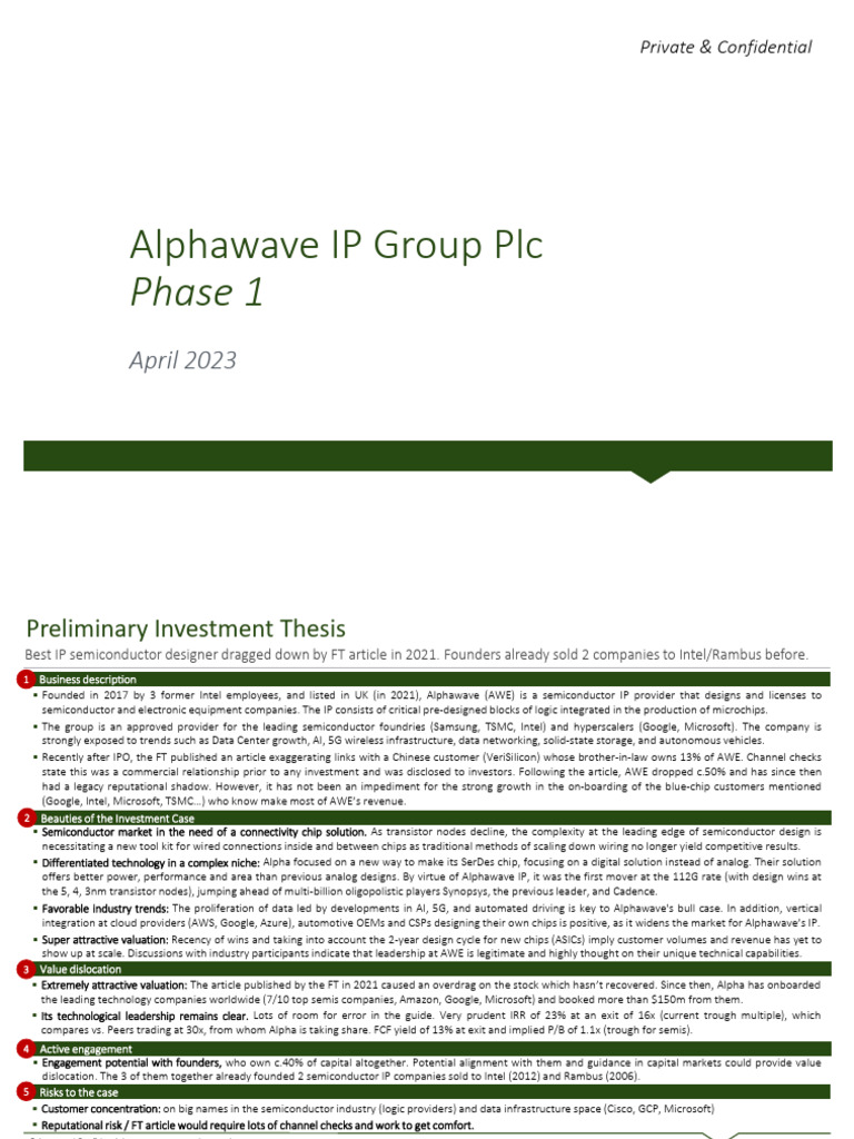 Alphawave IP - Phase I_L2 | PDF | Intel | Semiconductor Device Fabrication