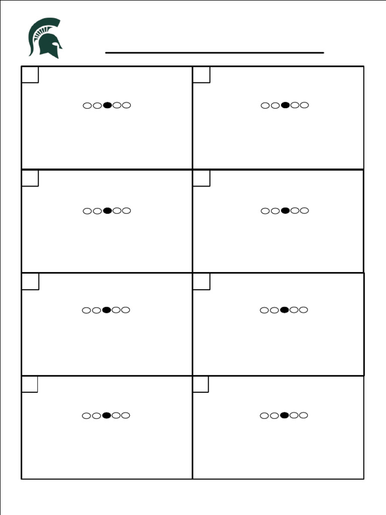 Blank 8 Box | PDF