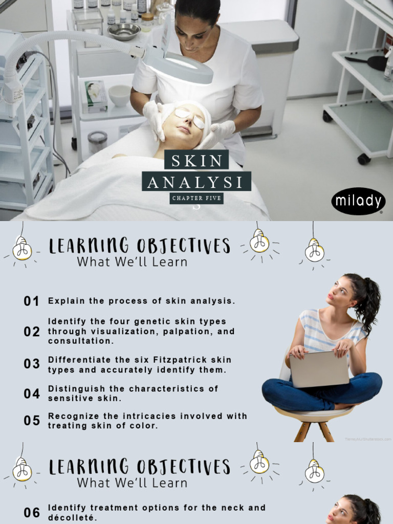 Milady Fundamentals Chapter-05 Skin Analysis | PDF | Copyright ...