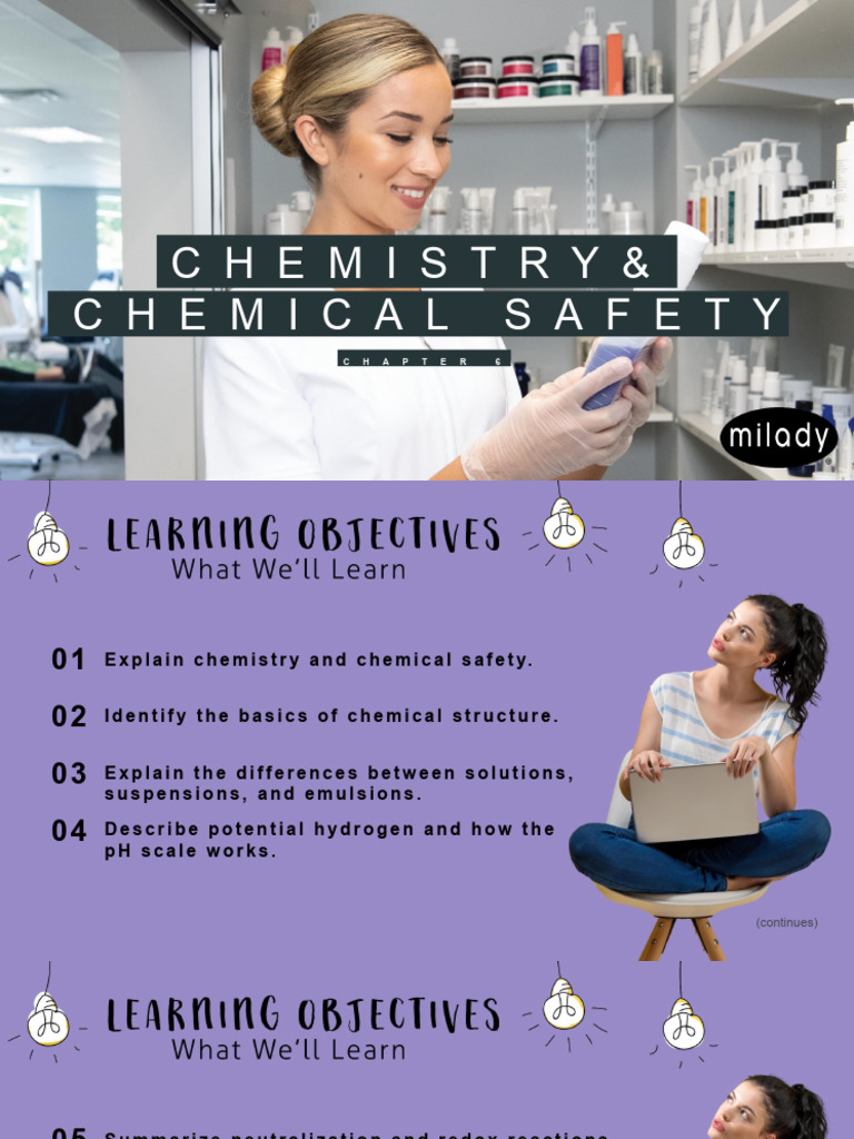 Milady Foundations Chapter-06 Chemistry | PDF | Hydroxide | Redox